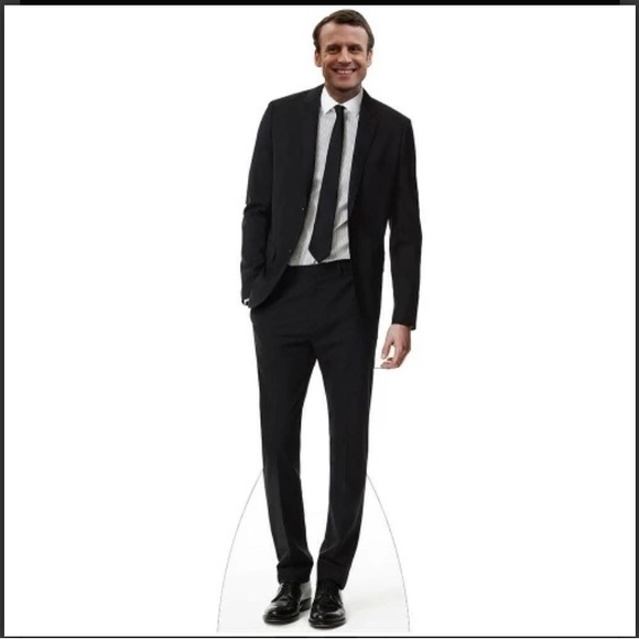 Party Supplies | Emmanuel Macron Life Size Cardboard Cutout Free ...